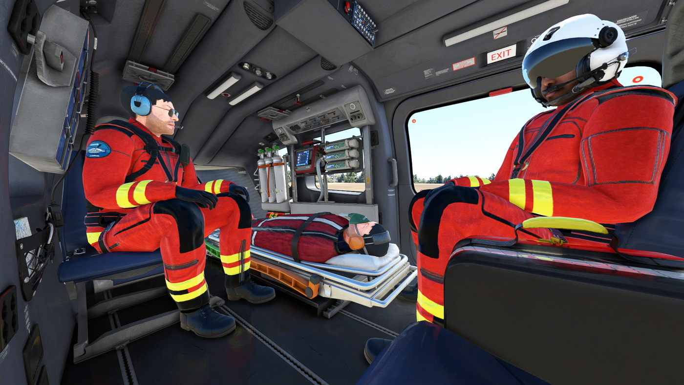 North West Air Ambulance H145 HEMS Action Pack for Microsoft Flight ...