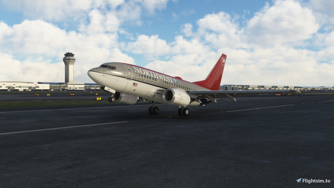 Northwest (Old Colors / Fictional) - PMDG 737-600 for Microsoft Flight ...