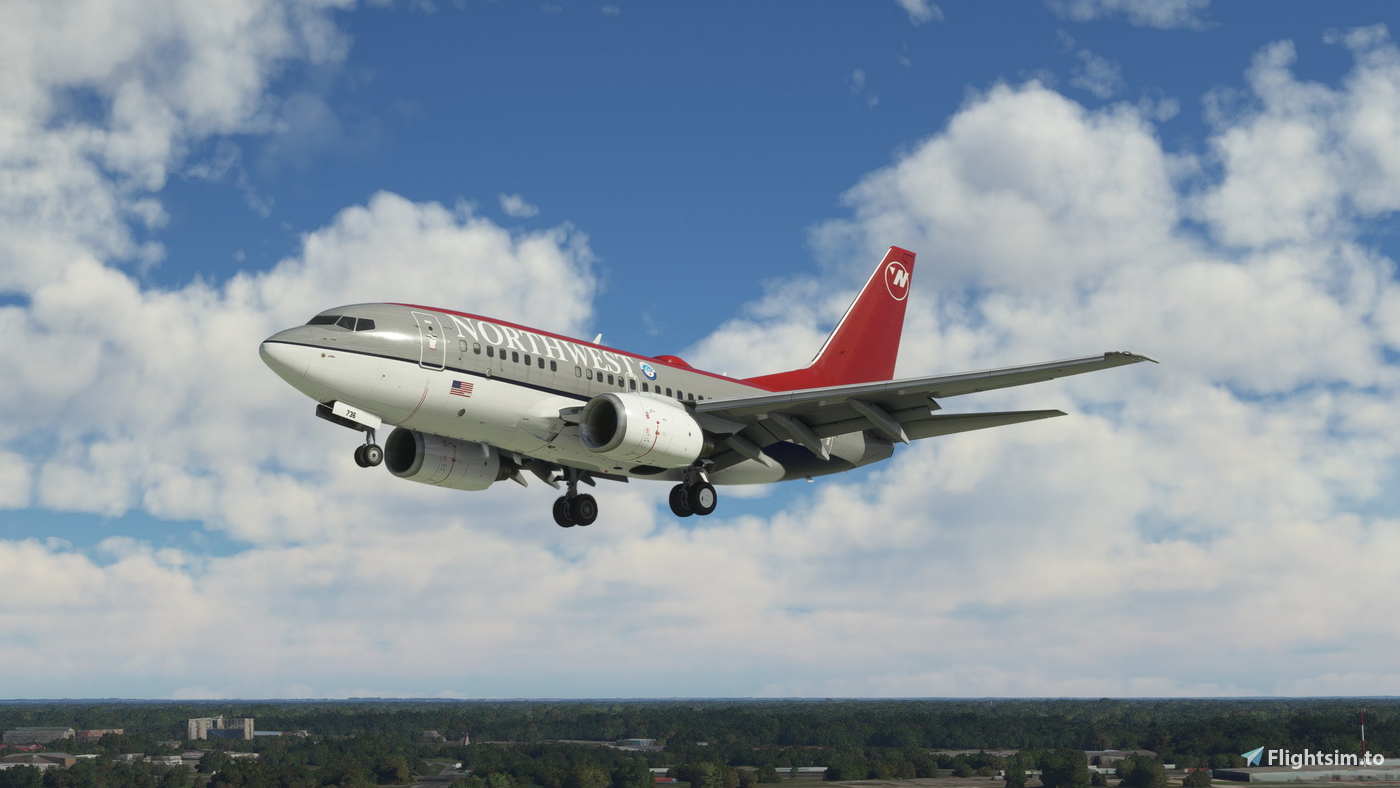 Northwest (Old Colors / Fictional) - PMDG 737-600 for Microsoft Flight ...