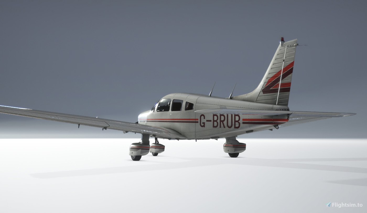 PA28 Warrior II | G-BRUB for Microsoft Flight Simulator | MSFS