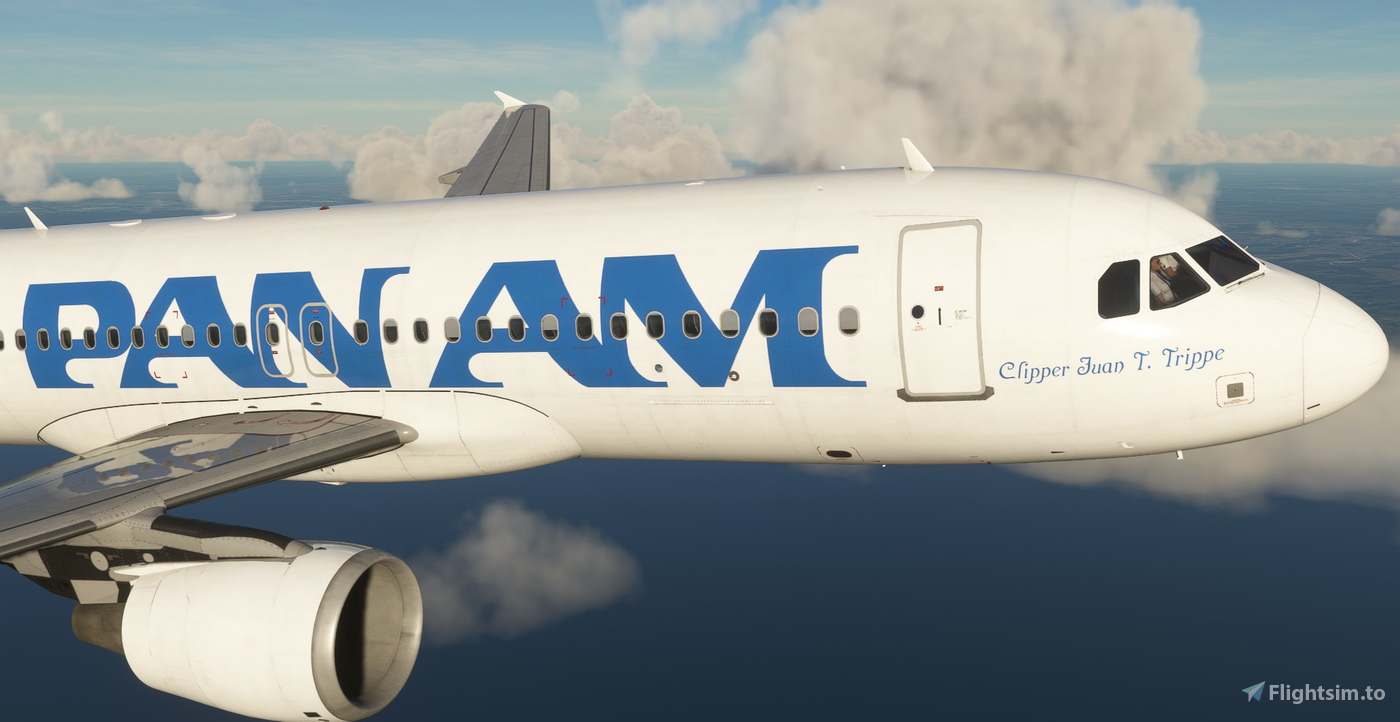 Pan Am "Clipper Juan T. Trippe" Fenix A320 Ceo for Microsoft Flight ...