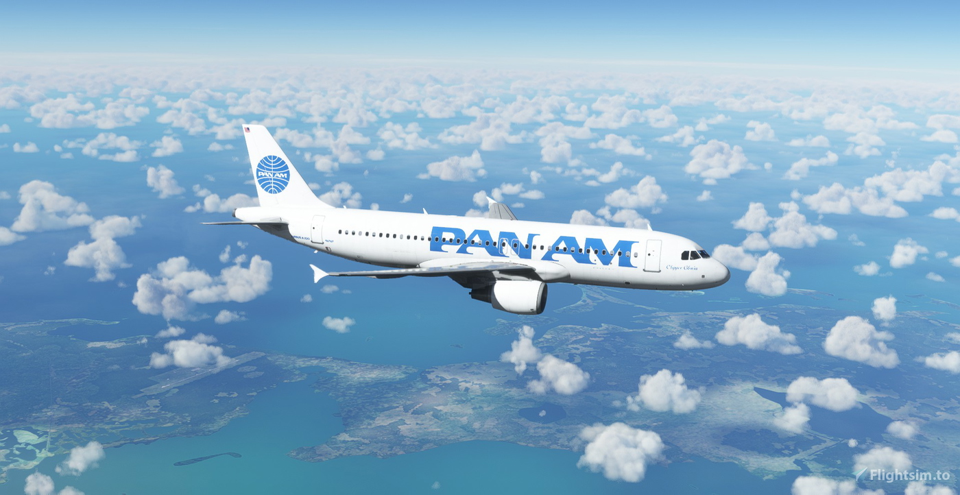 Pan Am "Clipper Gloria" Fenix A320 Ceo for Microsoft Flight Simulator ...