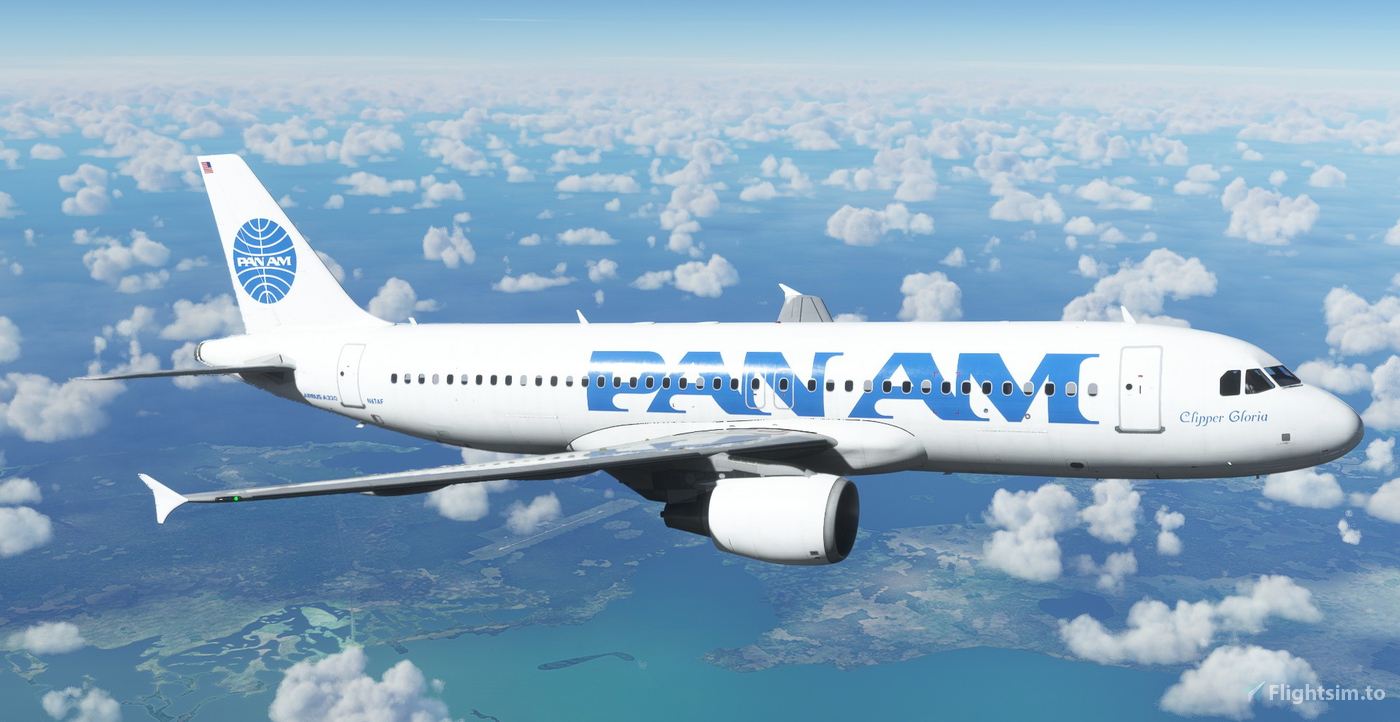 Pan Am "Clipper Gloria" Fenix A320 Ceo for Microsoft Flight Simulator ...