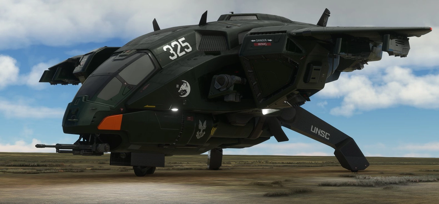 Halo Pelican Nr.325 for Spartan Master Chief Nr.117 for Microsoft ...