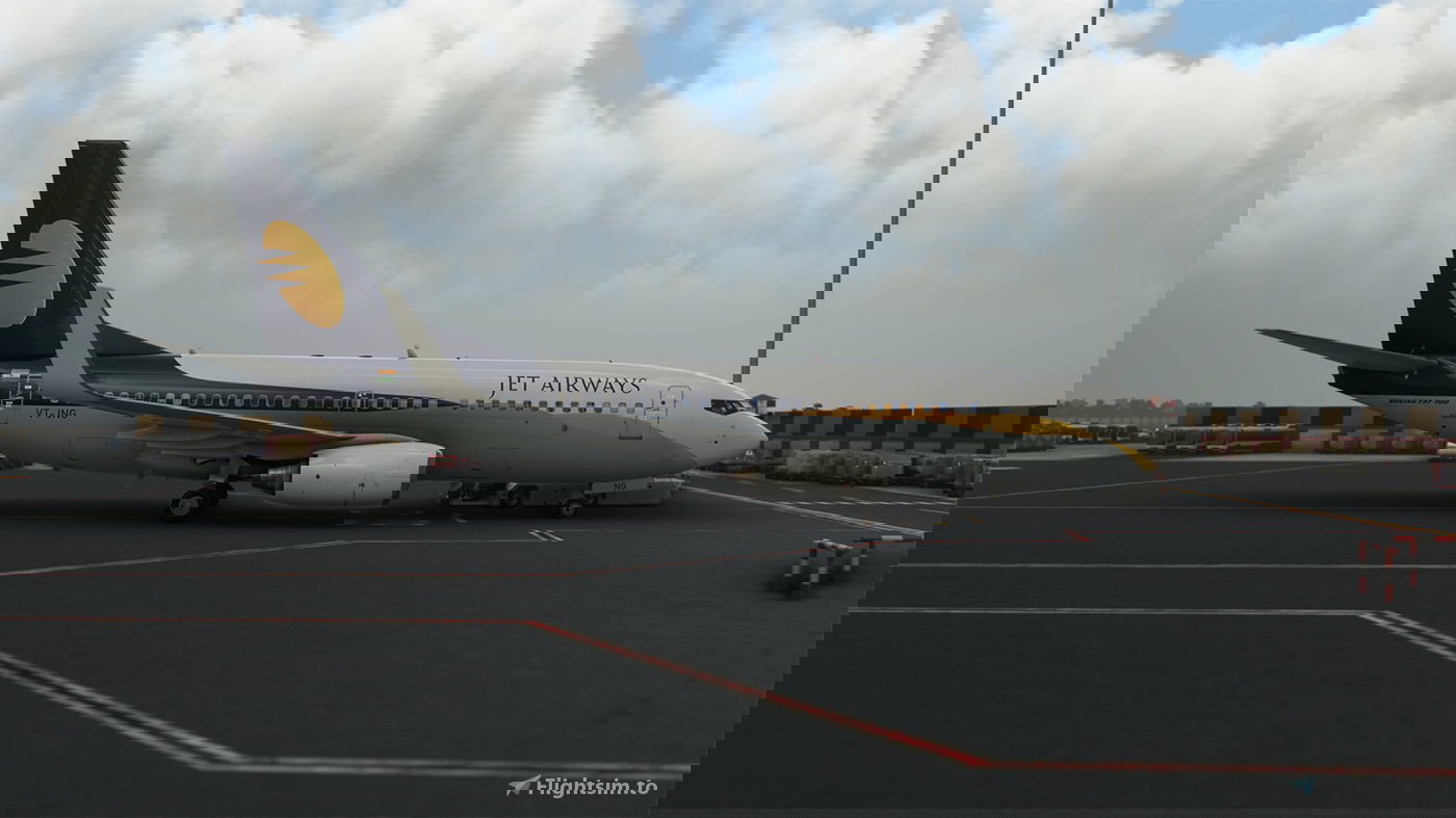 PMDG 737 700 BW Jet Airways (India) VT-JNG for Microsoft Flight ...