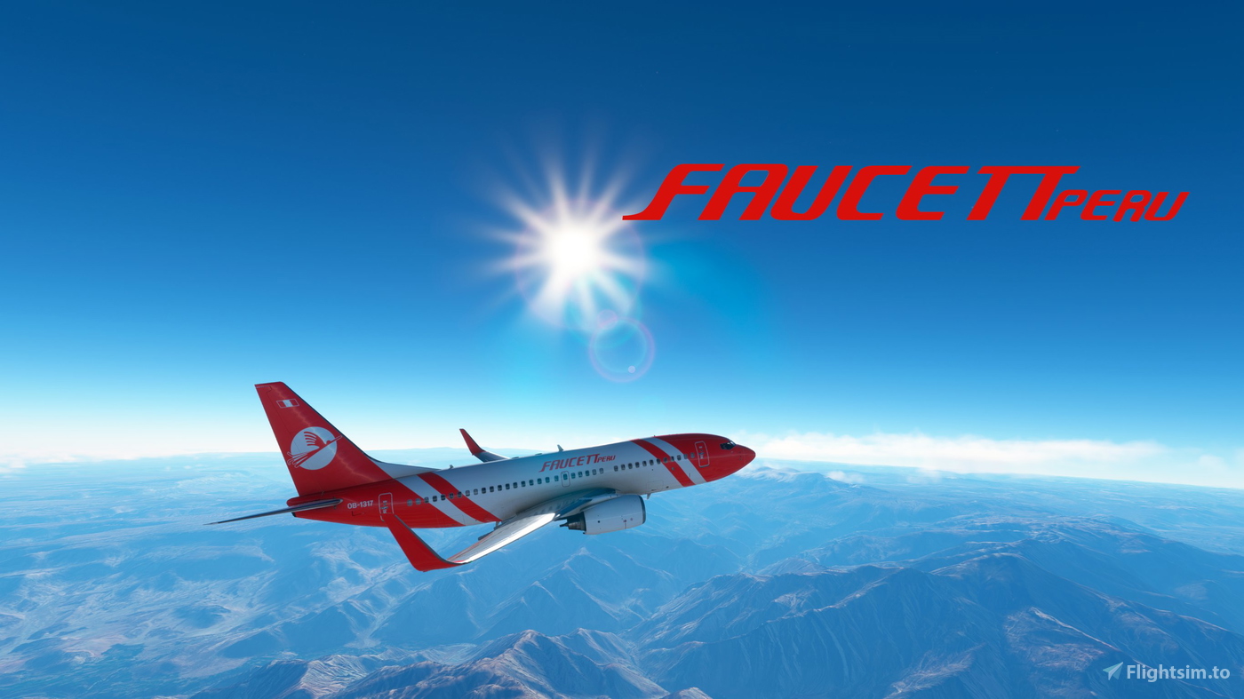 PMDG 737-700 Faucett (OB1317) Fictional for Microsoft Flight Simulator ...