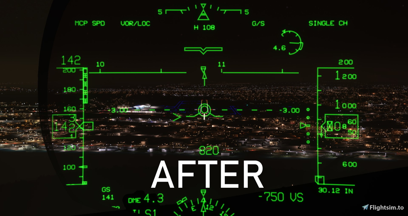 PMDG 737-700 HGS Fix for Microsoft Flight Simulator | MSFS