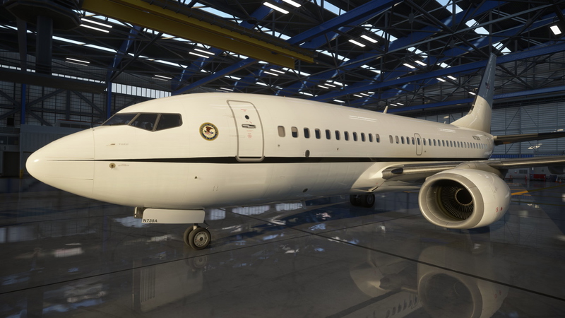 PMDG 737-700 U.S. Marshals JPATS N738A for Microsoft Flight Simulator ...