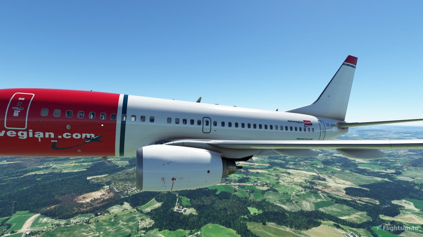 PMDG 737-700 Norwegian Air Shuttle (SE-RPM) for Microsoft Flight ...