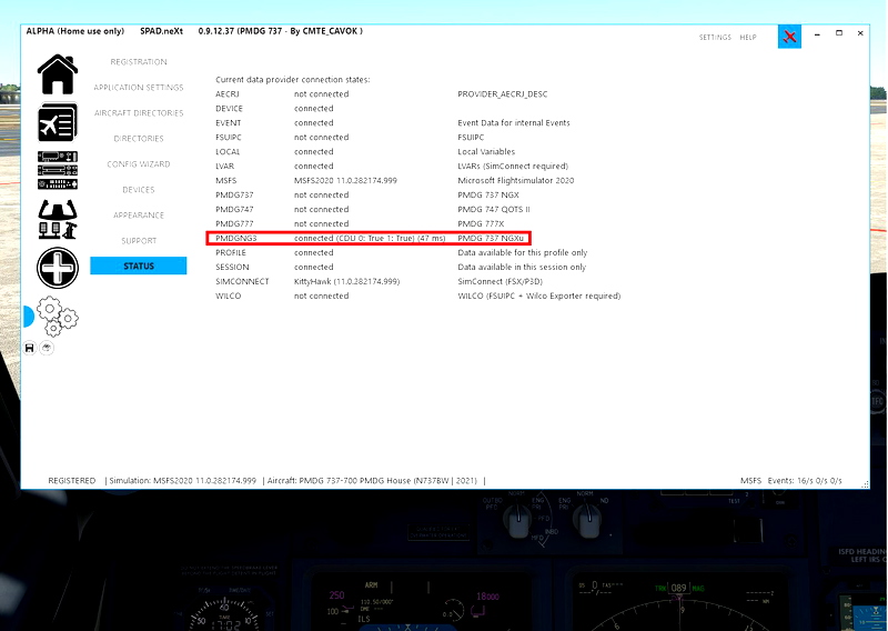 PMDG B737-700 Logitech/Saitek - SPAD.neXt for Microsoft Flight ...
