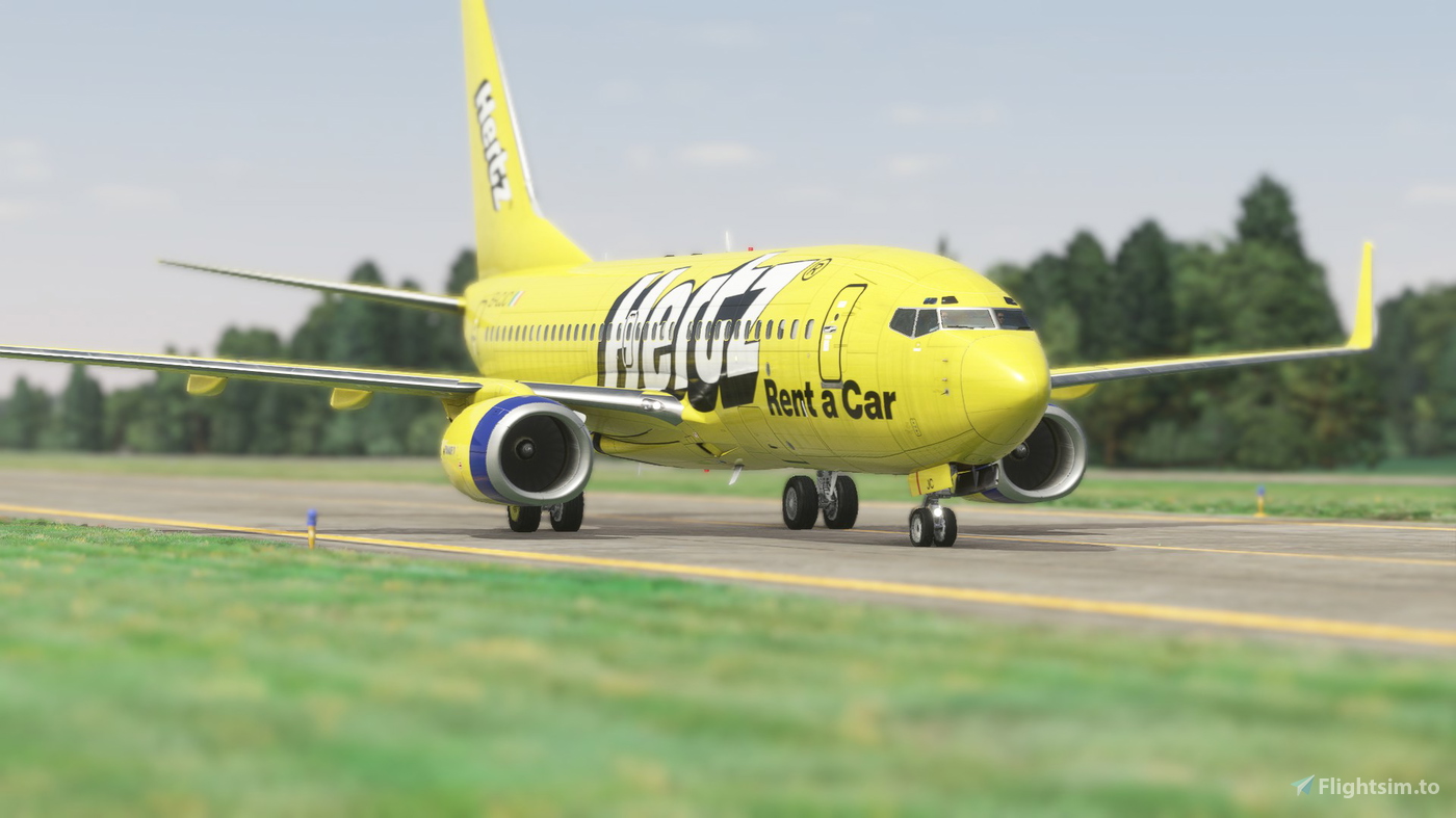 PMDG 737-700 Ryanair Hertz Logojet for Microsoft Flight Simulator | MSFS