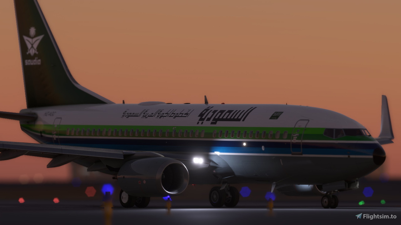 PMDG 737-700 Saudia 70s (HZ-AGC - 1970s) for Microsoft Flight Simulator ...