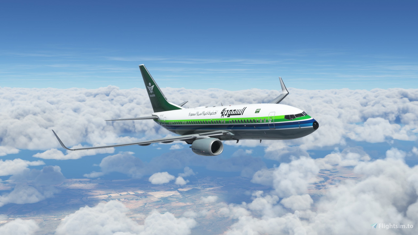 PMDG 737-700 Saudia 70s (HZ-AGC - 1970s) for Microsoft Flight Simulator ...