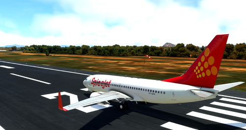 PMDG 737-700 SpiceJet livery » Microsoft Flight Simulator