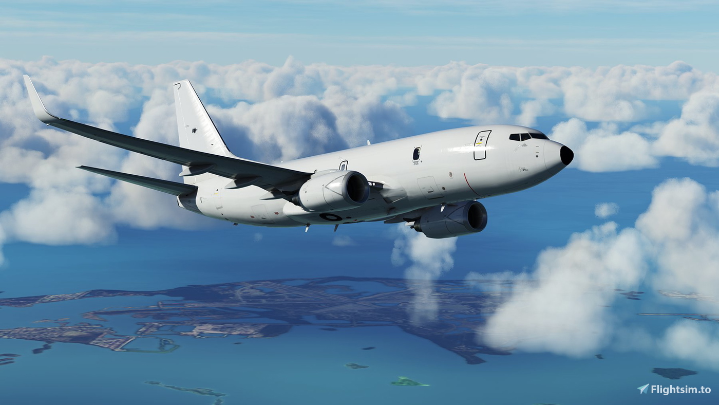 PMDG 737-700BDSF NAVY SIGNIT EP-8 VQ-2 (165891 - 2022) 对于 Microsoft ...