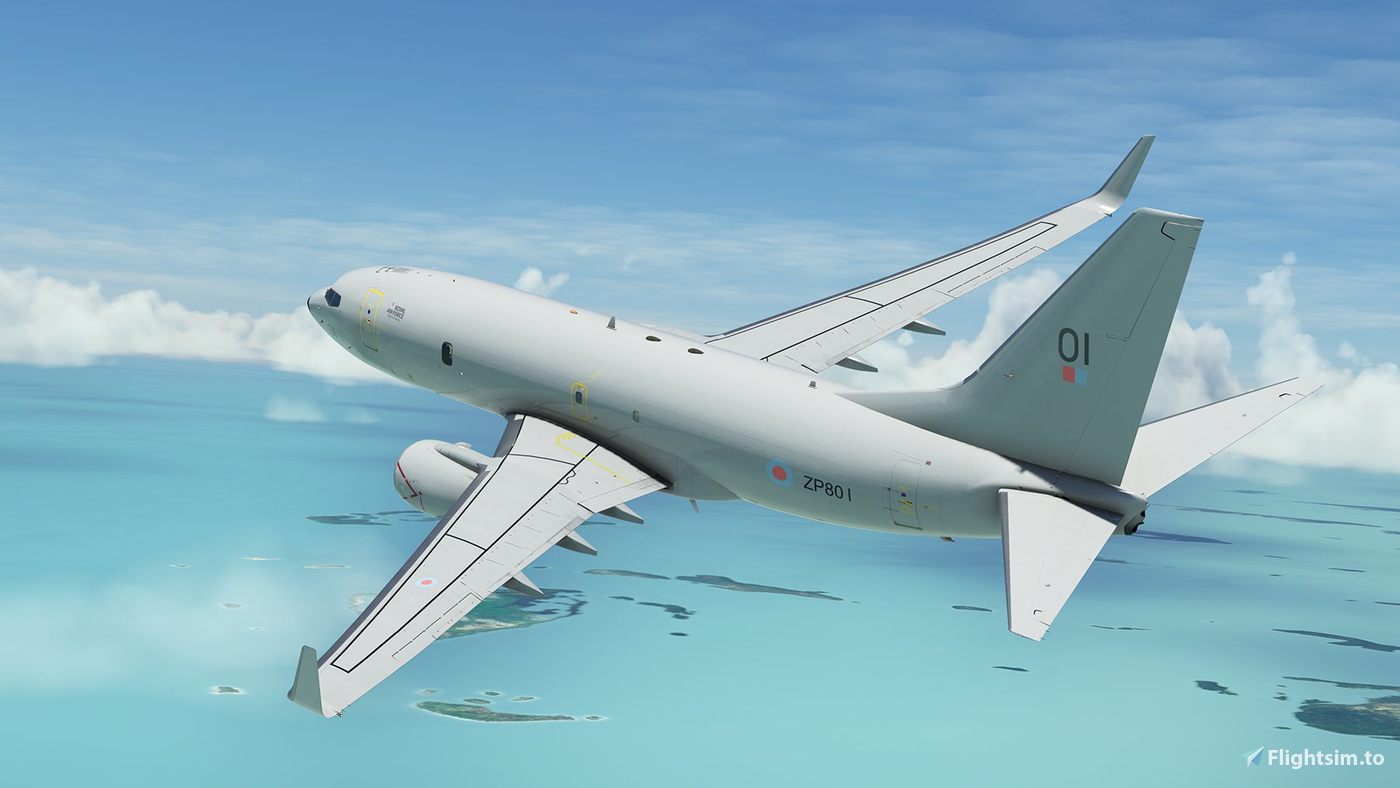 PMDG 737-700BDSF RAF P-8A (ZP801 - 2022) for Microsoft Flight Simulator ...