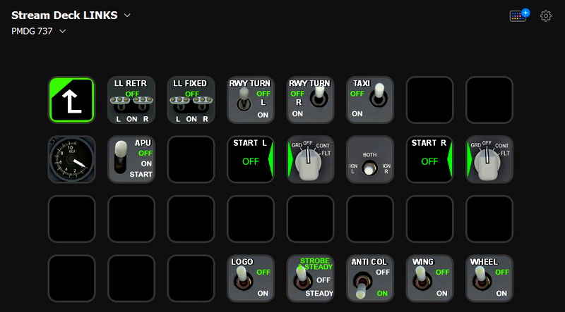 PMDG 737 AAO Scripts & StreamDeck XL & PLUS Profile & MCP Combo ...