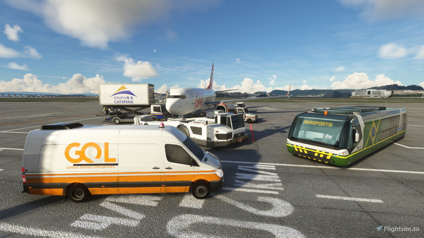 PMDG - 737 - GSE - GOL/INFRAERO for Microsoft Flight Simulator | MSFS