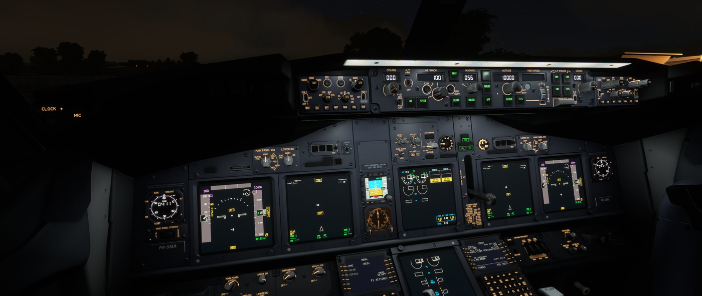 [PMDG] B737-700 MOD Background White LED Lights for Microsoft Flight ...