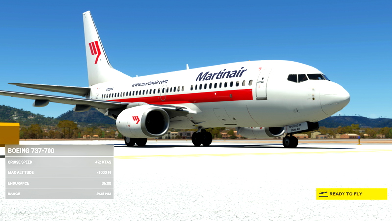 Martinair livery for PMDG Boeing 737-700 for Microsoft Flight Simulator ...