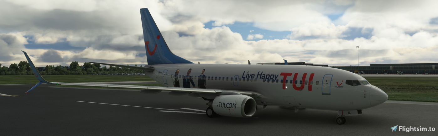PMDG Boeing 737-700 TUI Live Happy 对于 Microsoft Flight Simulator | MSFS