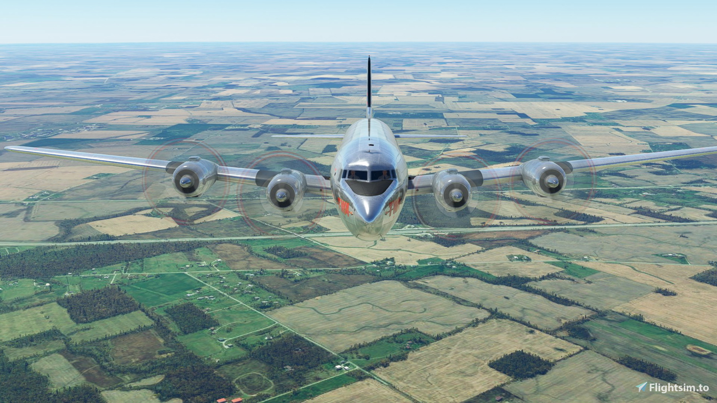 PMDG DC-6B TWA (N45346) pour Microsoft Flight Simulator | MSFS