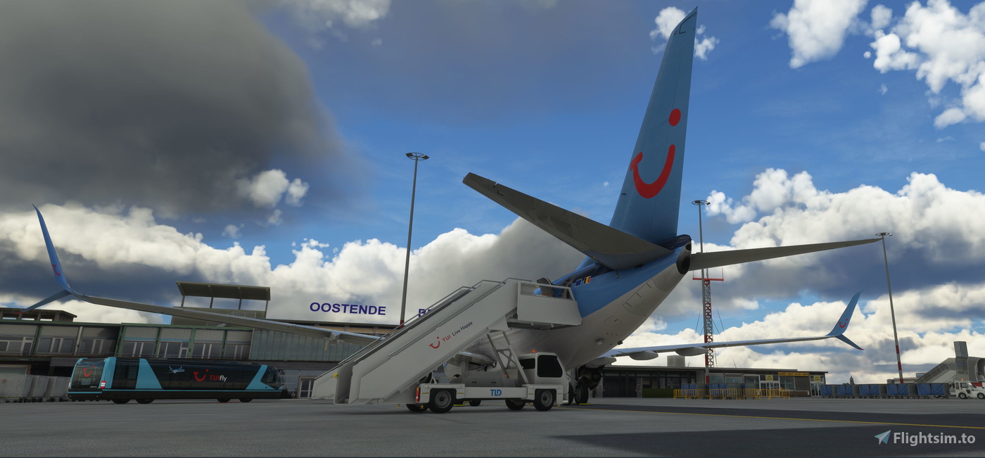 PMDG Vehicles, TUI - Stairs, Bus, Maintenance bus for Microsoft Flight ...