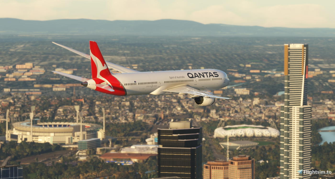 Qantas 787 8K Livery for Microsoft Flight Simulator | MSFS
