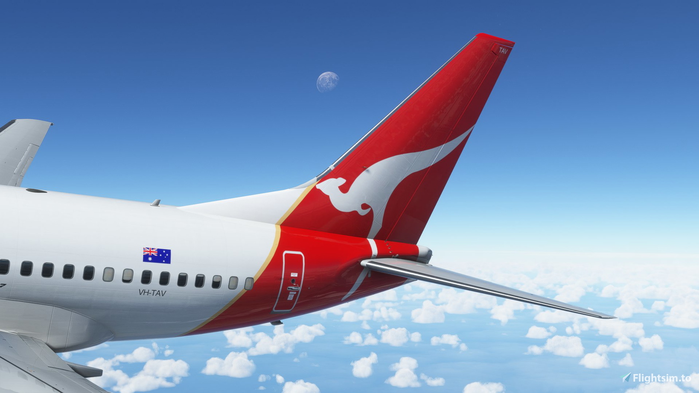 QantasLink (Fictional) 1984-2007 Style PMDG Boeing 737-600 - 8K 对于 ...