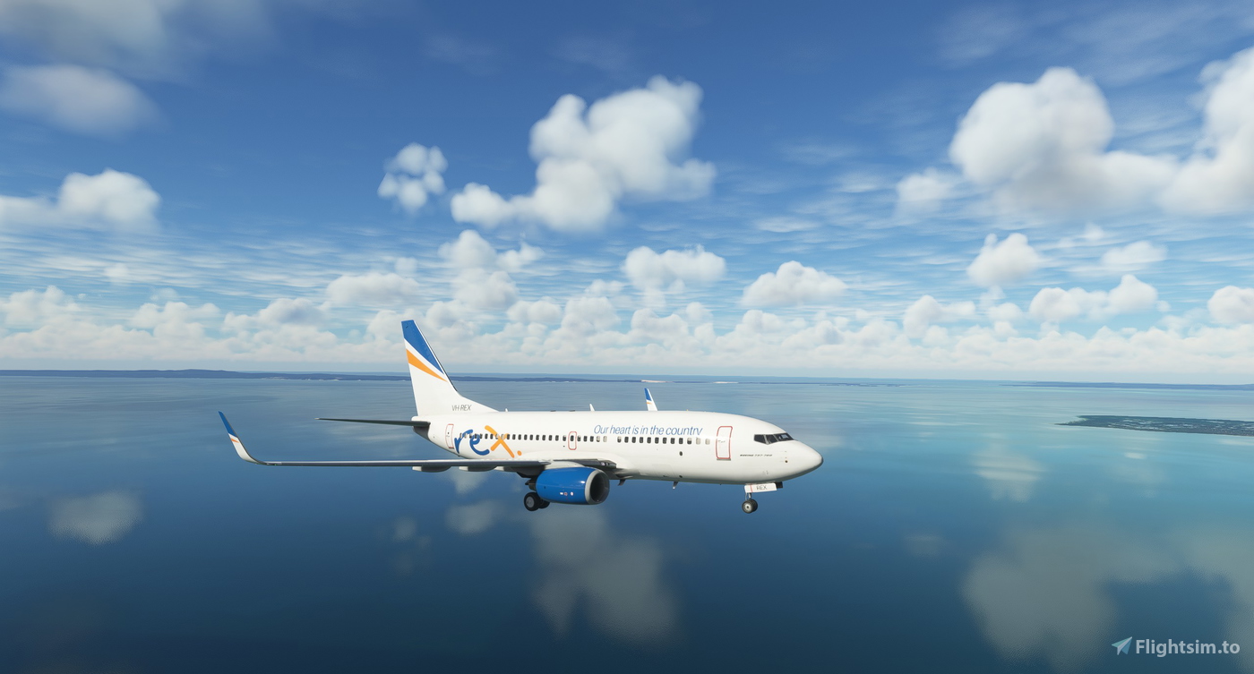 Rex Australia (VH-REX Fictional) PMDG 737-700 for Microsoft Flight ...