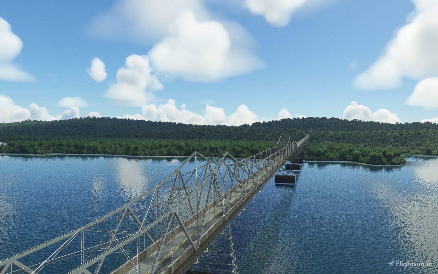 Rip Van Winkle Bridge, NY, USA for Microsoft Flight Simulator | MSFS