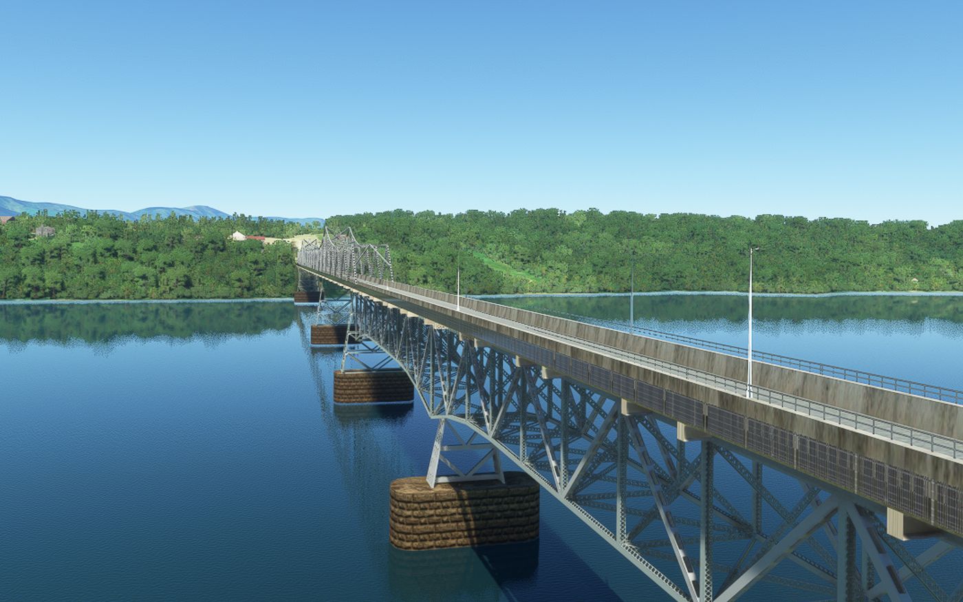 Rip Van Winkle Bridge, NY, USA for Microsoft Flight Simulator | MSFS