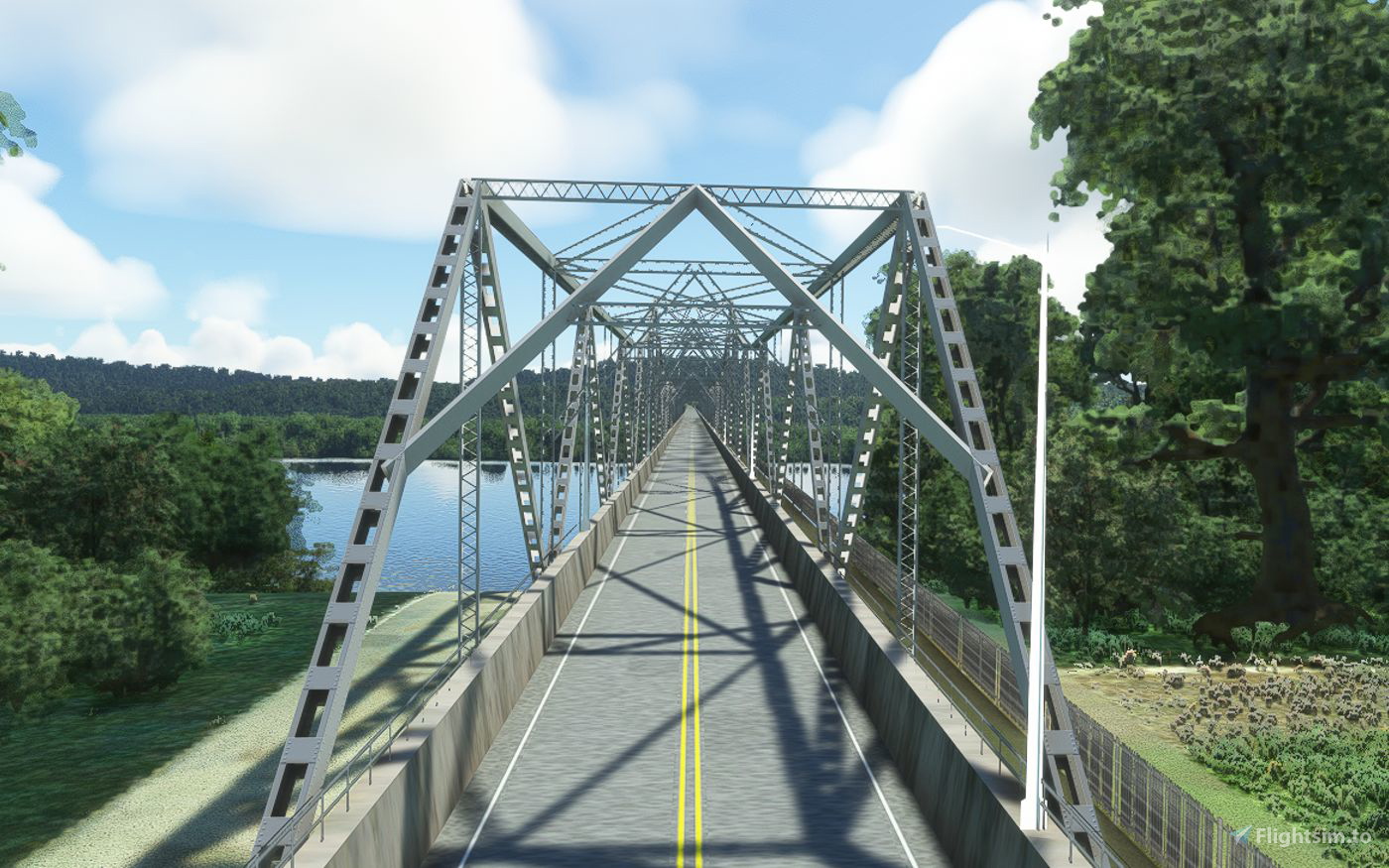 Rip Van Winkle Bridge, NY, USA for Microsoft Flight Simulator | MSFS