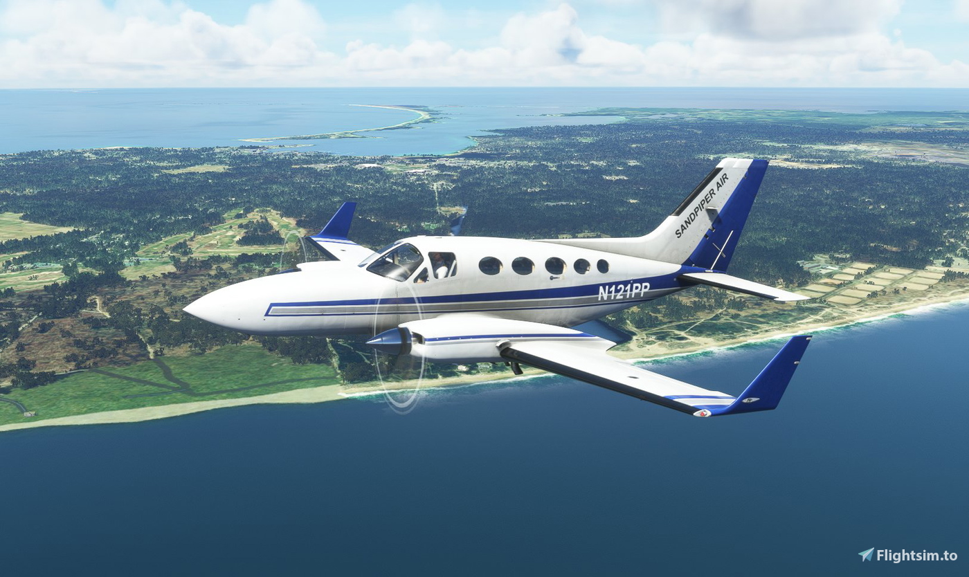 Sandpiper Air Livery - Cessna 414 Chancellor for Microsoft Flight ...