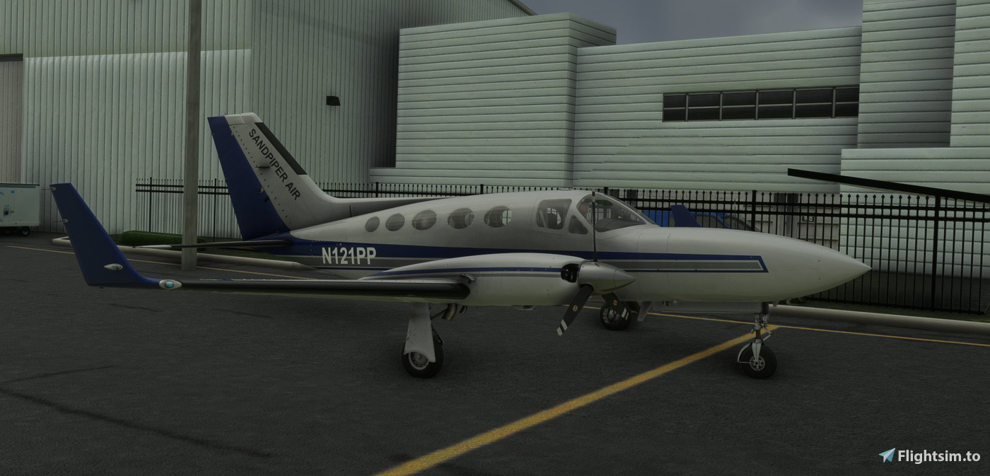 Sandpiper Air Livery - Cessna 414 Chancellor for Microsoft Flight ...