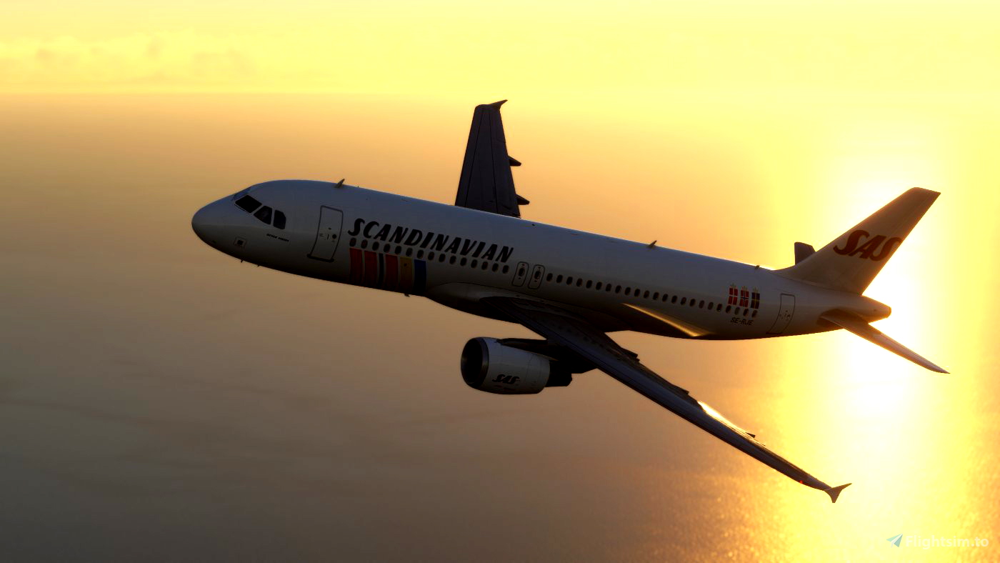 SAS Retro (Scandinavian Belly Stripes) | SE-RJE | Fenix A320 for ...