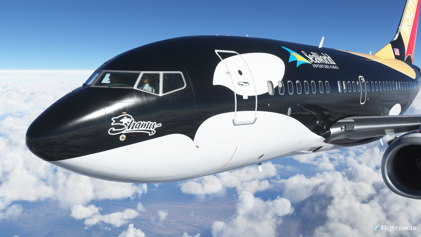 Southwest Shamu One (N501SW) PMDG Boeing 737-600 - 8K for Microsoft ...