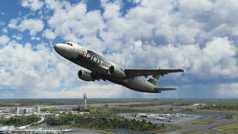 Spirit - "Silver Checkers" [8K] - Fenix A320 for Microsoft Flight ...
