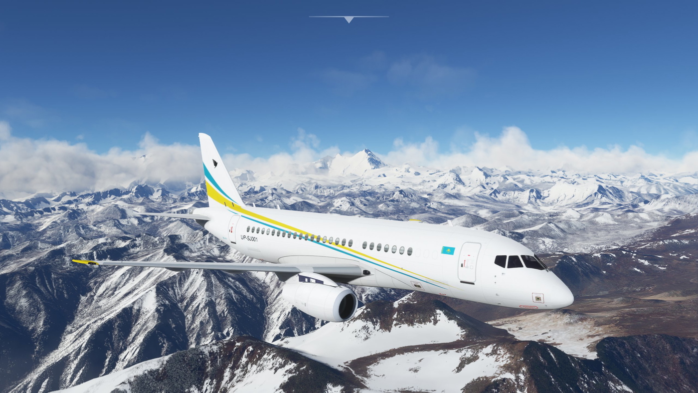 Sukhoi SuperJet SSJ-100 Comlux KZ UP-SJ001 for Microsoft Flight ...