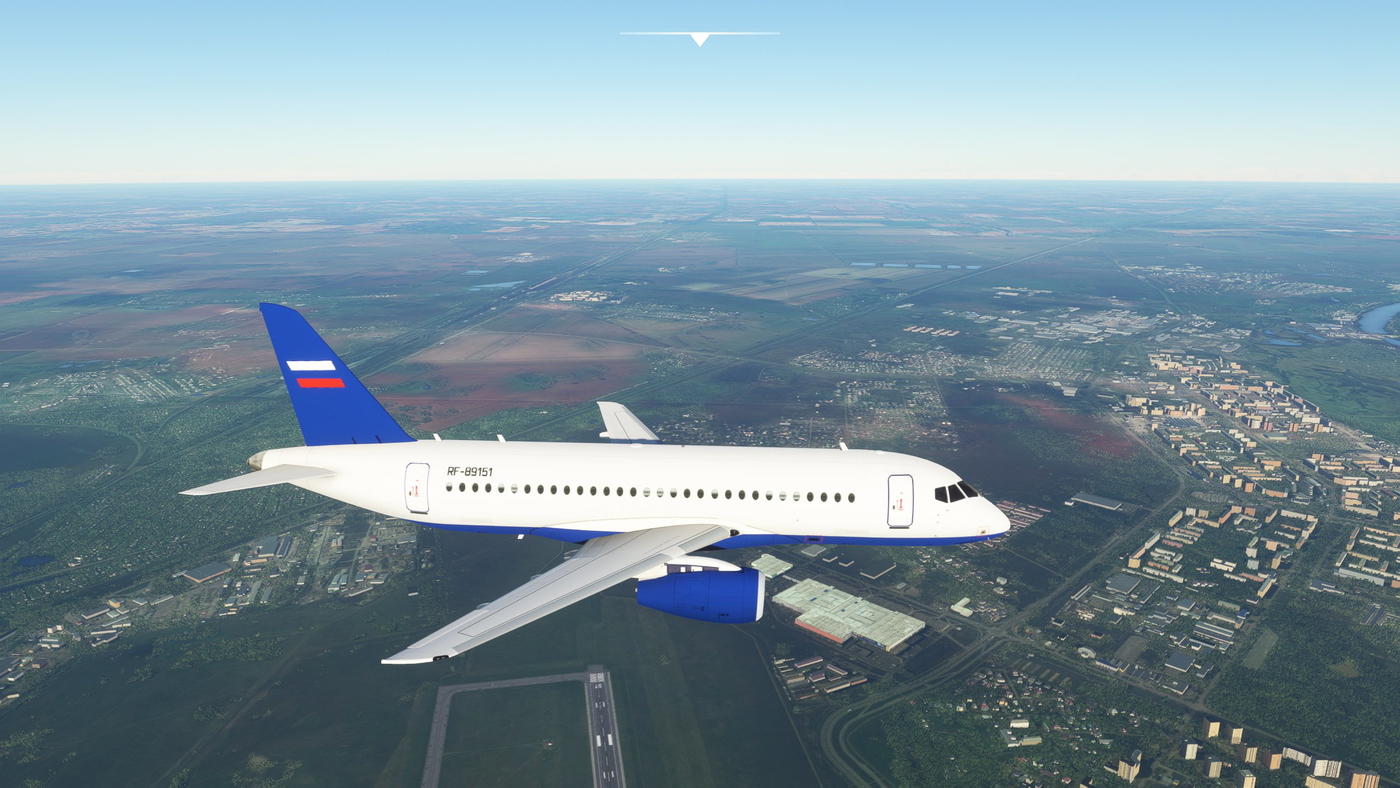 Sukhoi SuperJet SSJ-100 MVD Russia RF-89151 for Microsoft Flight ...