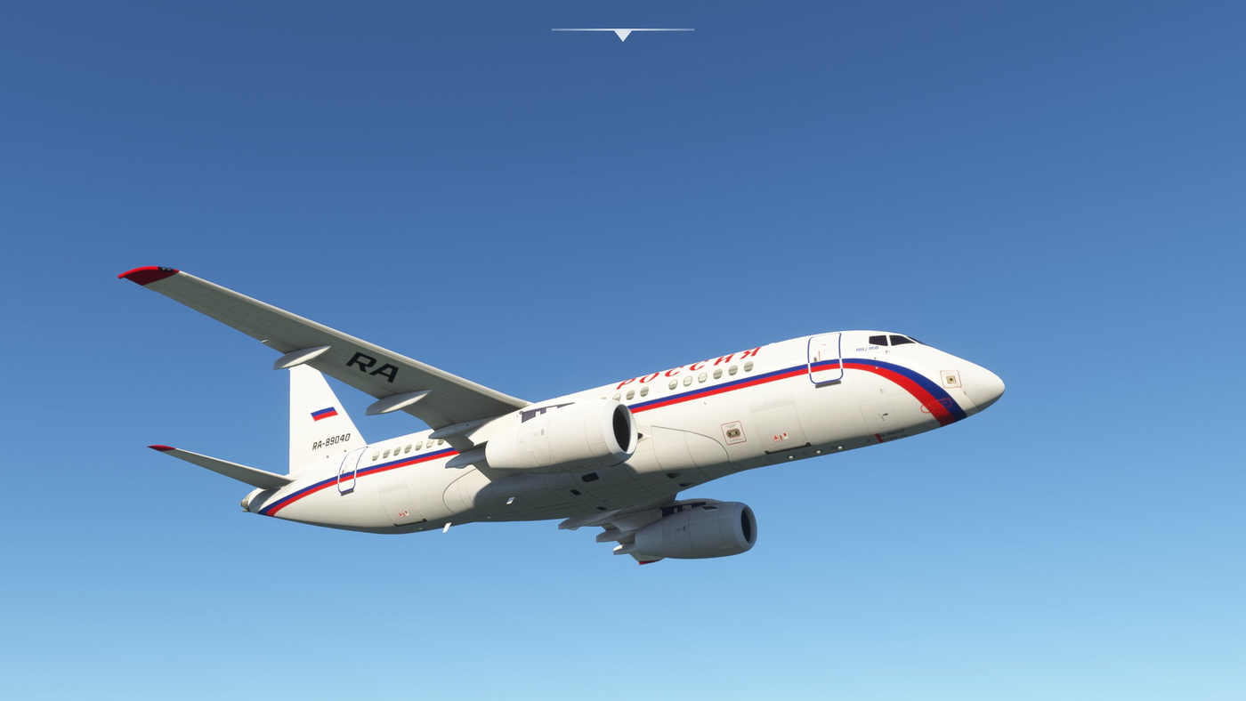 Sukhoi SuperJet SSJ-100 "Rossiya" Special Flight Detachment RA-89040 ...