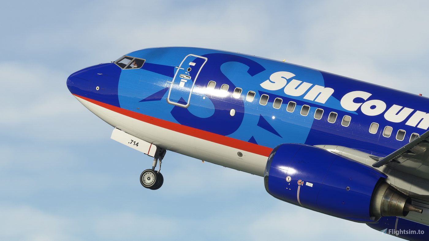 Sun Country (N714SY) for Microsoft Flight Simulator | MSFS