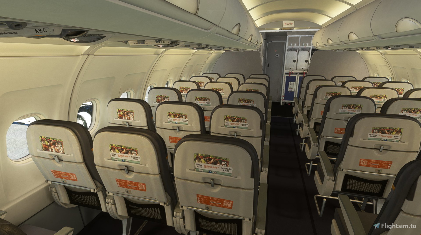 FENIX A320 | Sunclass OY-VKC | with cabin | 8K UPDATED for Microsoft ...