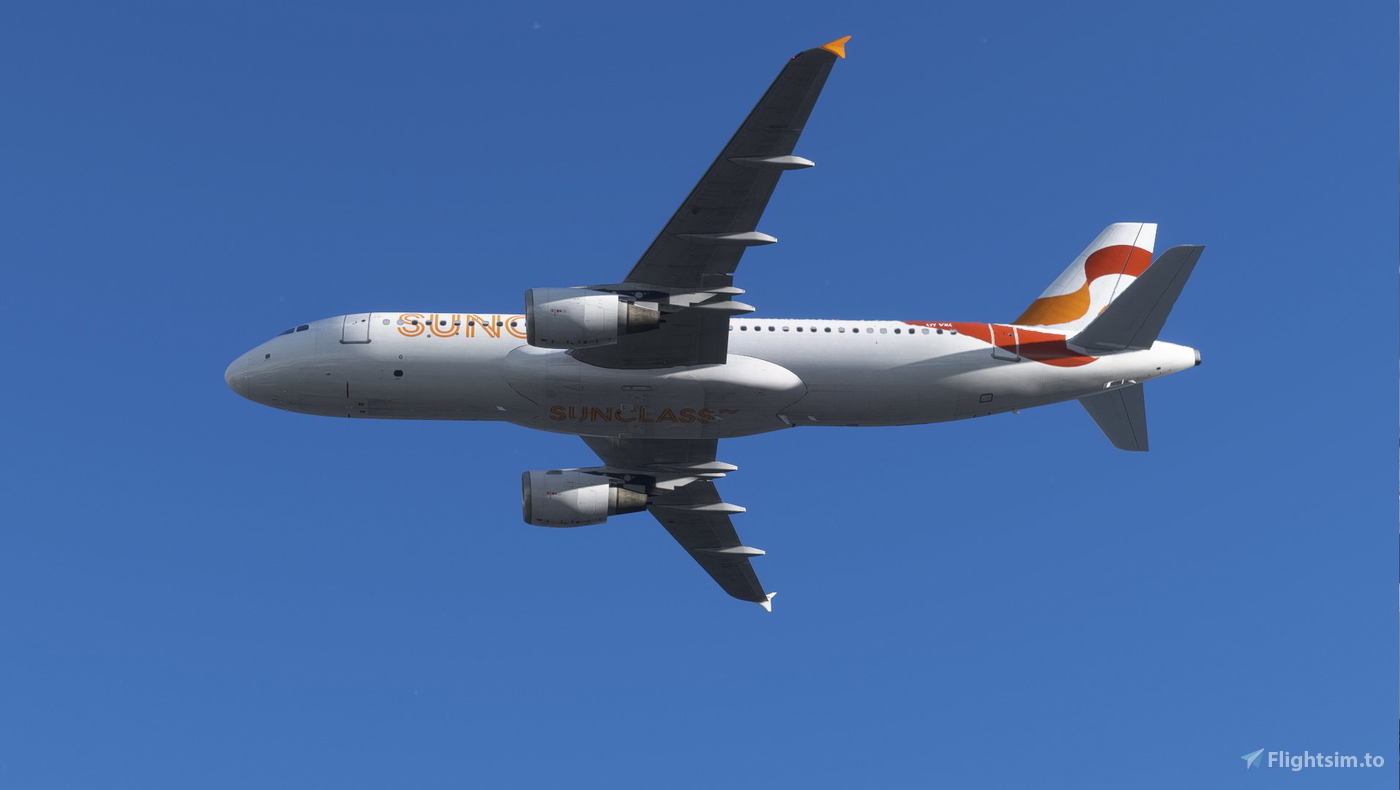 FENIX A320 | Sunclass OY-VKC | with cabin | 8K UPDATED for Microsoft ...