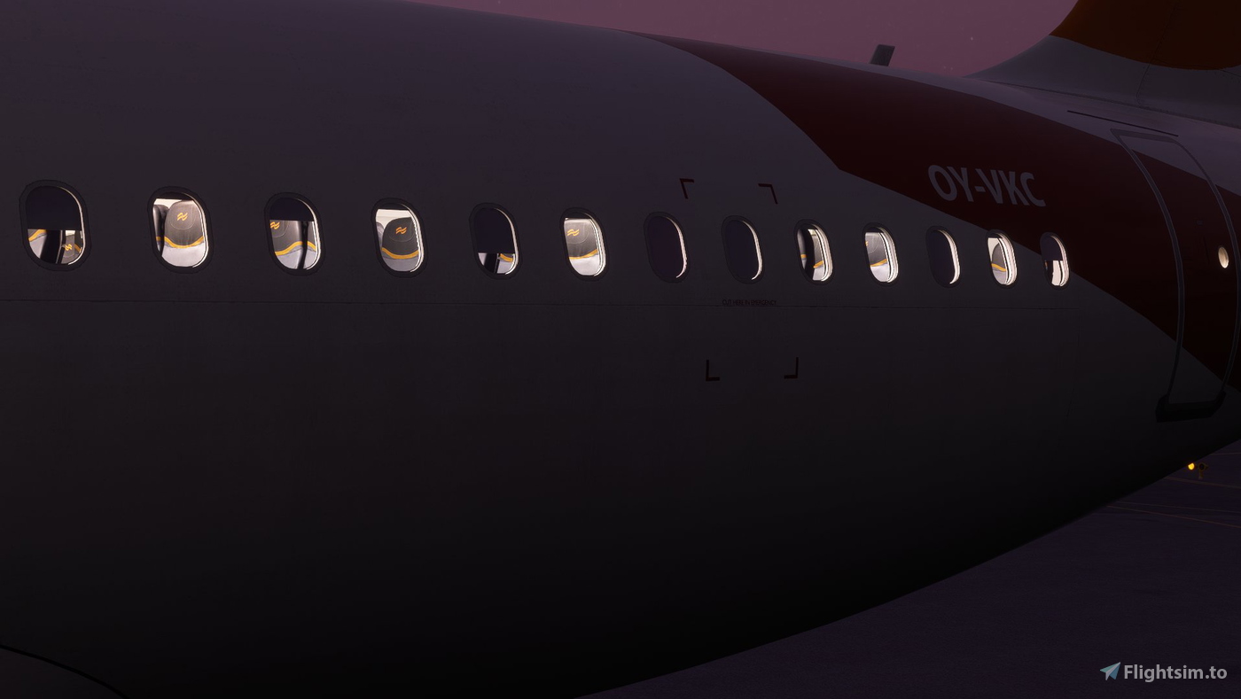 FENIX A320 | Sunclass OY-VKC | with cabin | 8K UPDATED for Microsoft ...
