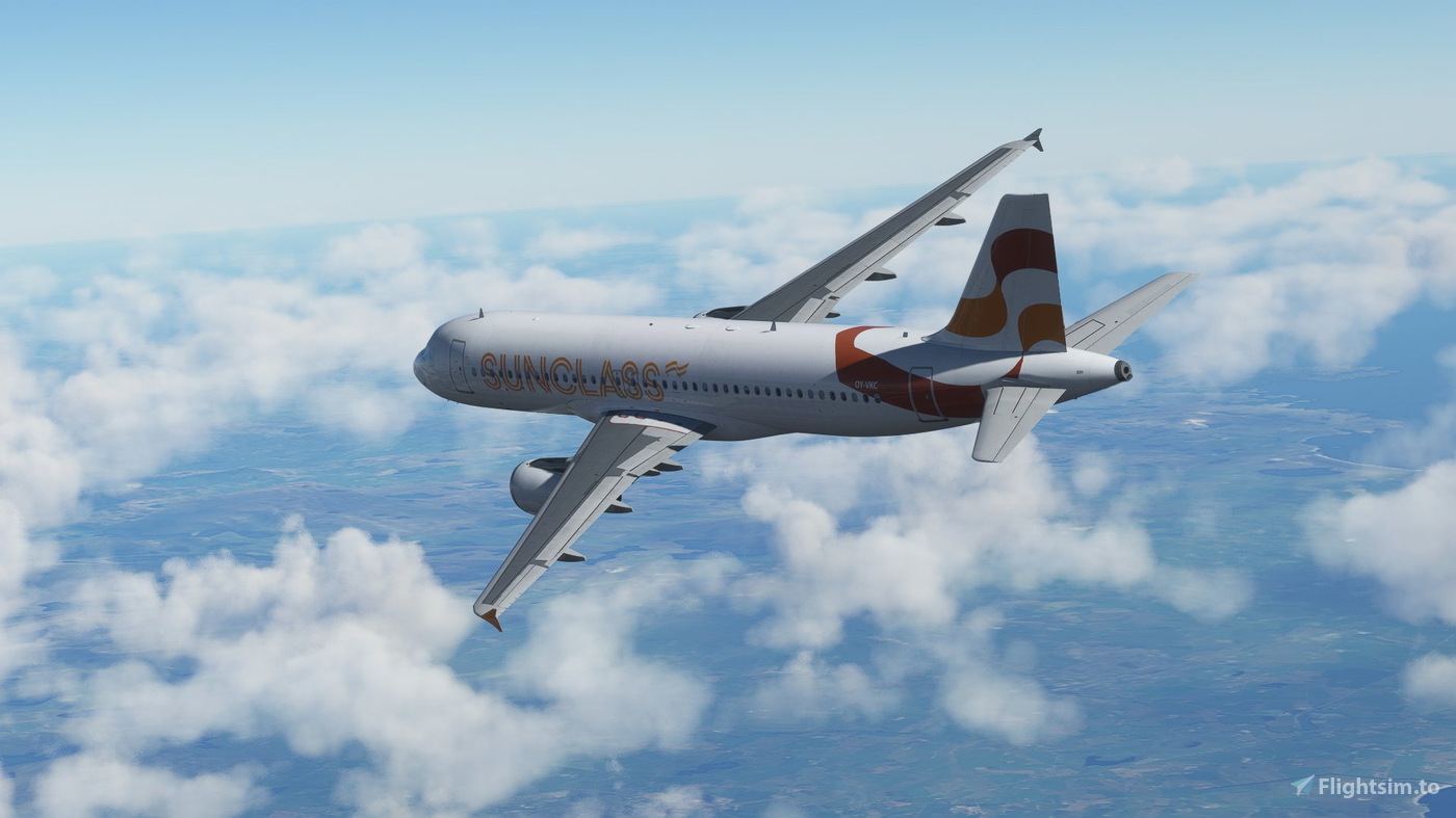 FENIX A320 | Sunclass OY-VKC | with cabin | 8K UPDATED for Microsoft ...