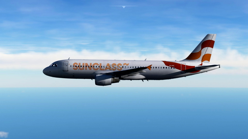 FENIX A320 | Sunclass OY-VKC | with cabin | 8K UPDATED for Microsoft ...