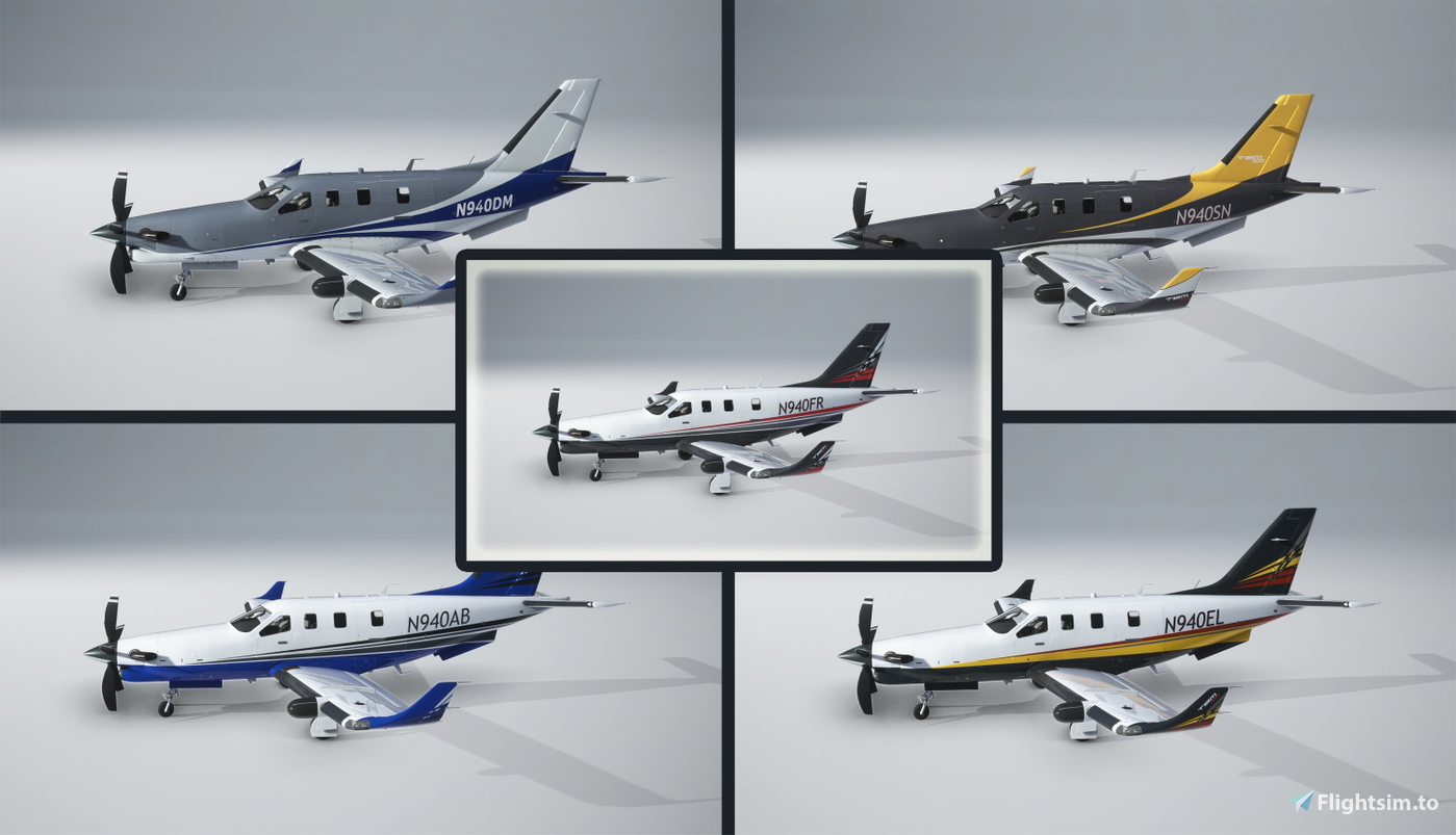 TBM 940 Scheme Pack for Microsoft Flight Simulator | MSFS