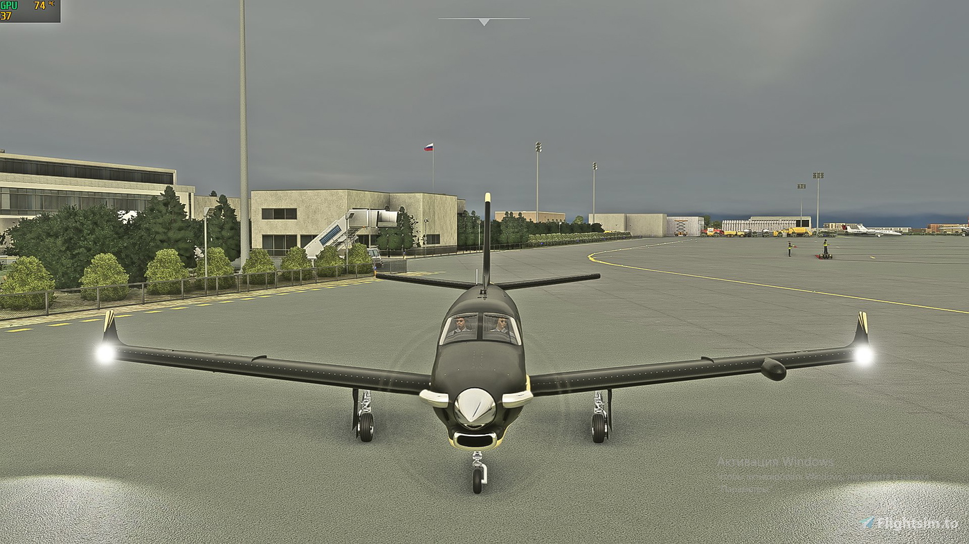 The scenario of the airport of the city of Mariupol (UKCM) for ...