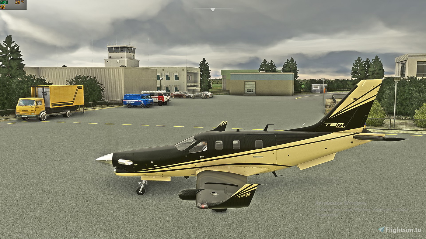 The scenario of the airport of the city of Mariupol (UKCM) for ...